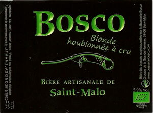Drink Label: Bosco Blonde Houblonnée A Cru (Brasserie Bosco, FranceCol ...