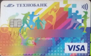 Tarjeta de Banco: Technobank (Technobank, BielorrusiaCol:BY-VI-0214.02