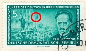 Stamp: Karl Liebknecht (Germany, Democratic Republic (DDR)(Leaders of ...
