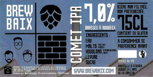 Drink Label: Comet Ipa (Brasserie Brewbaix, FranceCol:FR-BEER-003155