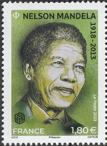 Stamp: Nelson Mandela, President of South Africa (FranceYt:FR 5649,Mi ...