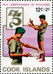 Stamp: Scouts Surtaxed (Cook Islands(Scouting Year) Mi:CK 861