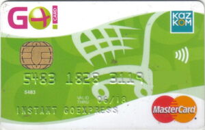 Bank Card: Go! Express (Kazkommertsbank, KazakhstanCol:KZ-MC-0077