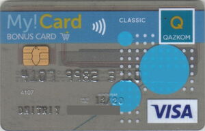 Bank Card: My! Card Classic (Kazkommertsbank, KazakhstanCol:KZ-VI-0110