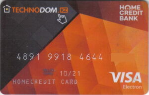 Bank Card: Technodom.kz (Home Credit Kazakhstan, KazakhstanCol:KZ-VE-0072