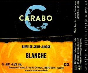 Drink Label: Blanche (Brasserie Carabo, FranceCol:FR-BEER-003407