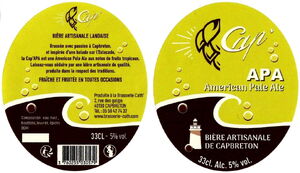 Drink Label: Cap' APA (Brasserie Cath', FranceCol:FR-BEER-003430