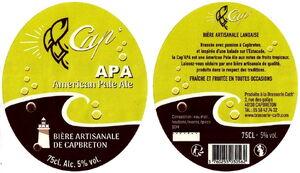 Drink Label: Cap' APA (Brasserie Cath', FranceCol:FR-BEER-003436