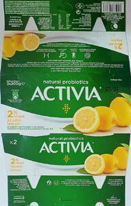 Food Label: Activia Lemon Natural Yogurt (Danone, Greece(Yogurt) Col:GR ...