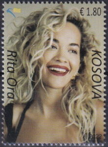 Stamp: Rita Ora, Pop Singer (KosovoMi:KO 597,Sn:KO 502,Yt:KO 428