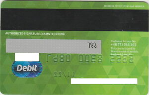 Bank Card: SEB Mastercard (SEB, SwedenCol:SE-MC-0024