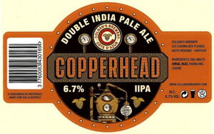 Drink Label: Copperhead (Brasserie Colgan's, FranceCol:FR-BEER-003773