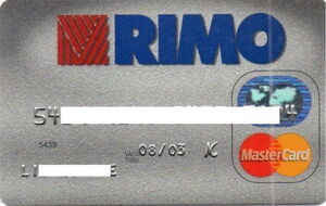 Bank Card: Rimo (PT GE Finance Indonesia, IndonesiaCol:ID-MC-0114