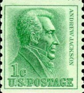 Stamp: Andrew Jackson (1767-1845), Seventh President of the U.S.A ...