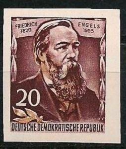 Stamp: Friedrich Engels (Germany, Democratic Republic (DDR)(Friedrich ...