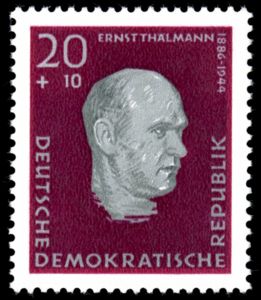 Stamp: Ernst Thälmann (1886-1944) (Germany, Democratic Republic (DDR ...