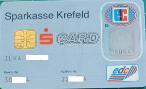 Bankkarte: Sparkasse Krefeld (Sparkasse Krefeld, Deutschland ...
