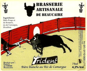 Drink Label: Trident (Brasserie Artisanale de Beaucaire, FranceCol:FR ...