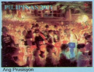 Stamp: Ang Prusisyon (Philippines: Cinderella Stamps(Tuberculosis ...