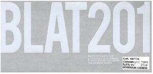 Drink Label: Blat 201 (Brewers Brothers S.L., SpainCol:ES-BEER-003484