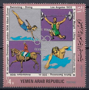 Stamp: Albert Zurner, Rudolf Ismayr, Walter Bathe, C.-F. von Langen ...