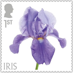Stamp: Iris (United Kingdom of Great Britain & Northern Ireland(Flowers ...