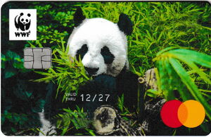 Bank Card: ICard Mastercard WWF Panda - 06-22 (iCard AD, BulgariaCol:BG ...