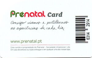 Functional Card: Prenatal Card (Shops - Children, Portugal(Prenatal ...