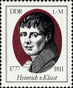 Stamp: 200th Birth Anniversary of Heinrich von Kleist (Germany ...