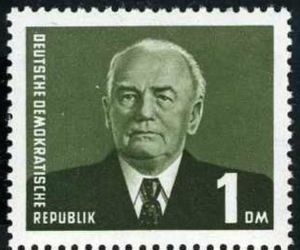Stamp: Wilhelm Pieck (1876-1960) (Germany, Democratic Republic (DDR ...