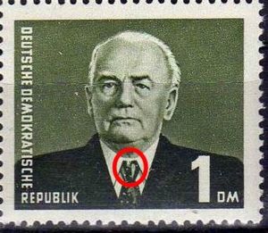 Stamp: Wilhelm Pieck (1876-1960) (Germany, Democratic Republic (DDR ...
