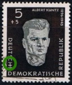 Stamp: Kuntz, Albert (Germany, Democratic Republic (DDR)(National ...