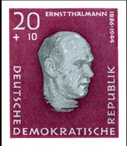 Stamp: Ernst Thälmann (1886-1944) (Germany, Democratic Republic (DDR ...