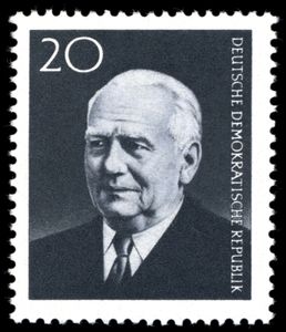 Stamp: Wilhelm Pieck (1876-1960) (Germany, Democratic Republic (DDR ...