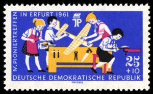 Stamp: Model Airplane (Germany, Democratic Republic (DDR)(Pioneers ...