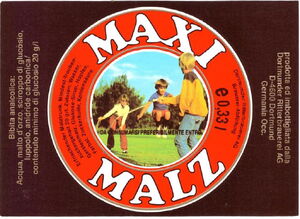 Drink Label: Maxi Malz (Dortmunder Ritter Brauerei, Germany, Federal ...