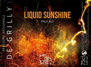 Drink Label: Liquid Sunshine (Brasserie Artisanale de Grilly, FranceCol:FR-BEER-004415