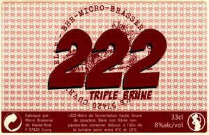 Drink Label: 222 (Brasserie de Haute-Rive, FranceCol:FR-BEER-004432