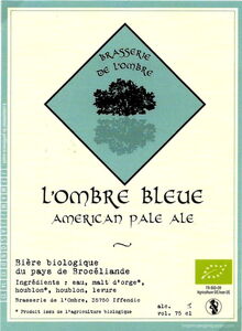 Drink Label: L'Ombre Bleue (Brasserie de l'Ombre, FranceCol:FR-BEER-004553