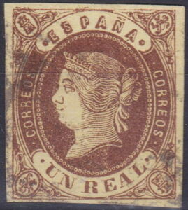 Briefmarke: Queen Isabel II (Spanien(Queen Isabel II) Sg:ES 73 📮