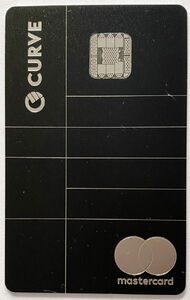 Bank Card: Curve Mastercard Debit Wolrd Elit (Curve, United Kingdom of ...