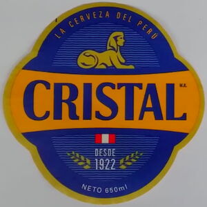Drink Label: Cristal (Unión de Cervecerías Peruanas Backus y Johnston ...