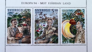 Stamp: Erland Nordenskiöld /Eric von Rosen /Sten Bergman (Sweden(Europa ...