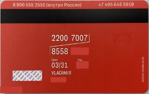 Bank Card: Ornament MIR. Felt shirdak (Tinkoff Credit Systems ...