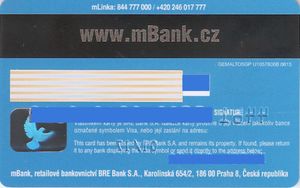 Bankkarte: mBank - mKONTO - payWave (BRE BANK (mBank), Tschechische ...