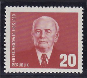Stamp: Wilhelm Pieck (1876-1960) (Germany, Democratic Republic (DDR ...