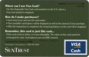 Bank Card: Sun Trust (SunTrust, United States of AmericaCol:US-VC-0054