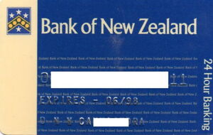 Bank Card: Bank of New Zealand (Bank of New Zealand, New ZealandCol:NZ ...