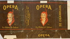Cigarette Pack: Opera (ChileCol:CL-CT-0145