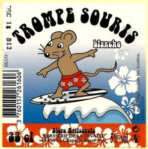 Drink Label: Trompe-Souris Blanche (Brasserie de la Divatte, FranceCol ...
